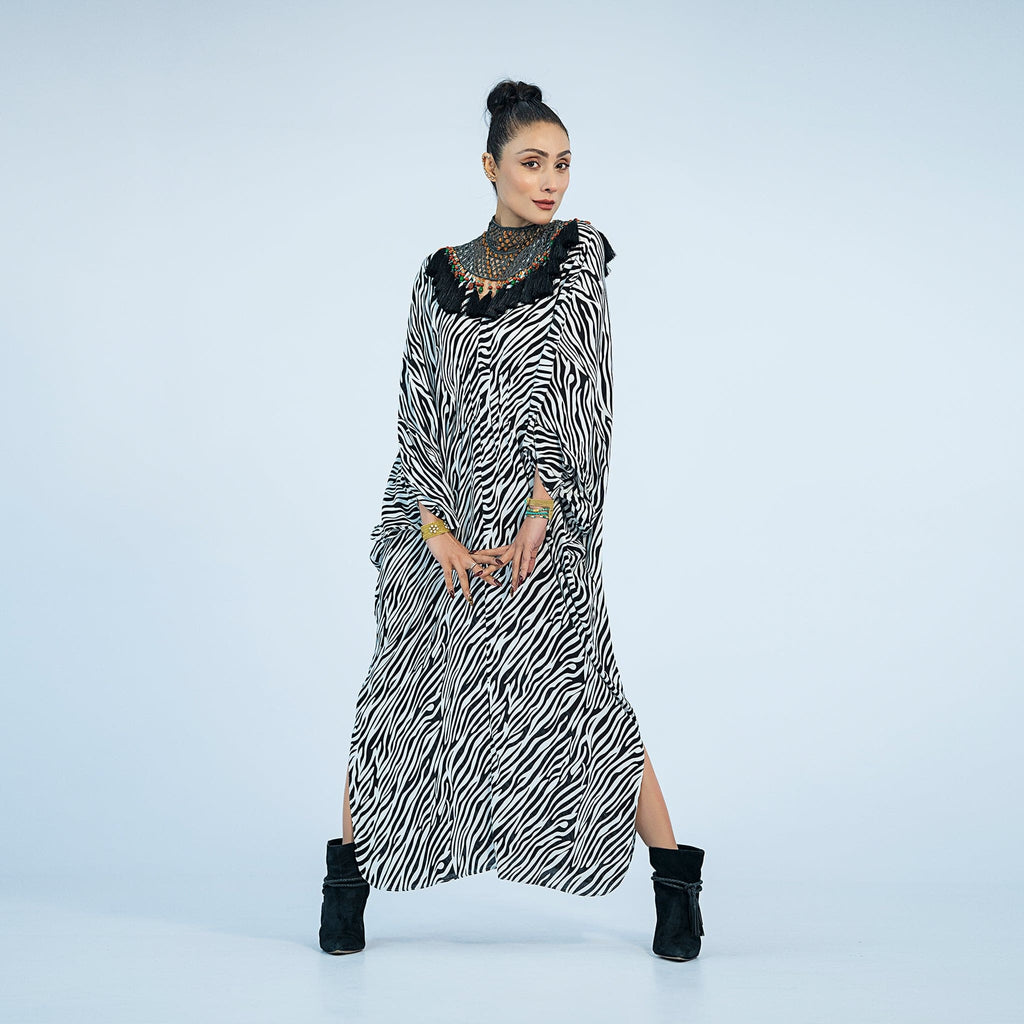 Zebra Print Kaftan – Deen & Keenu